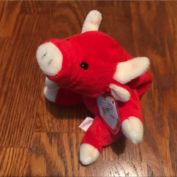 Ty | Other | Snort The Bull Ty Beanie Baby Mint | Poshmark